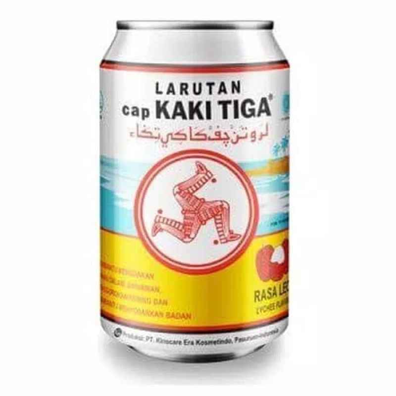 Promo Cap Kaki Tiga Leci Larutan Penyegar 320 Ml / 24 Kaleng / Karton ...
