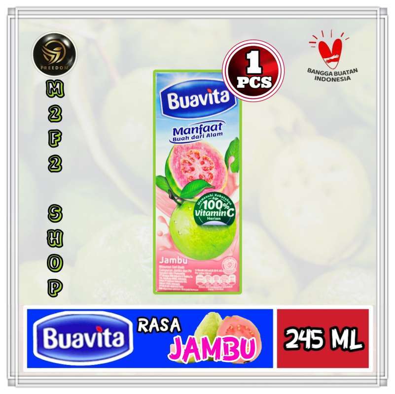 Promo Jus Buavita Rasa Jambu Kotak | Juice Guava - 245 ml (Kemasan ...