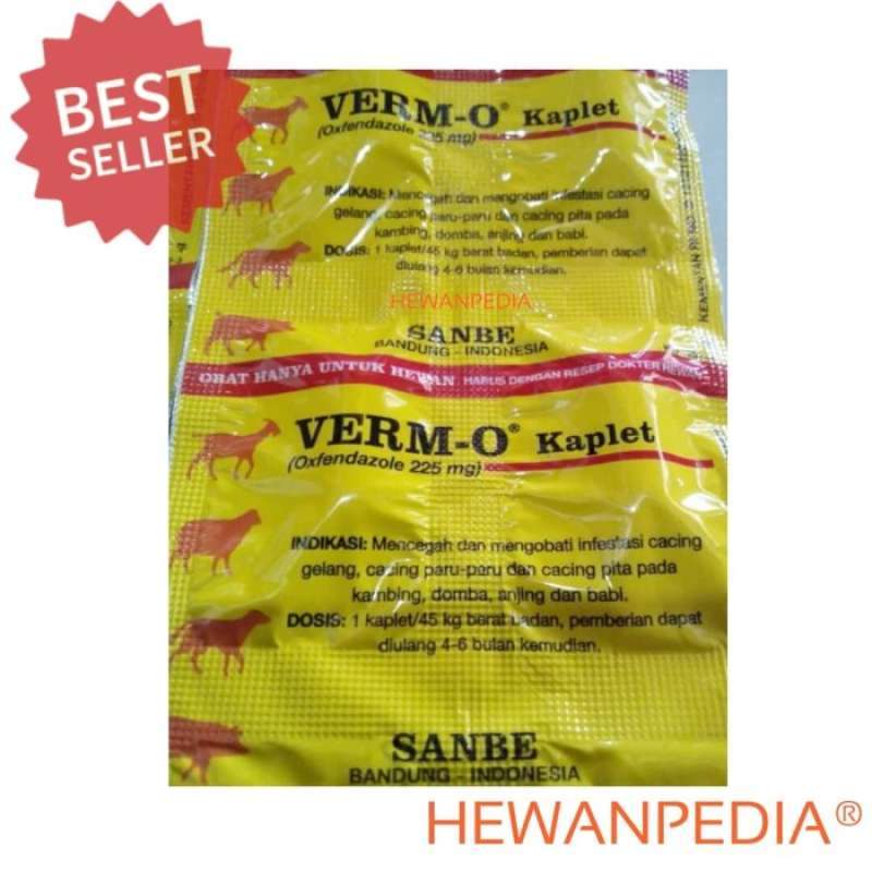 Promo Verm O 100 Kaplet - Obat Cacing Kambing Domba Babi Sapi Kerbau ...