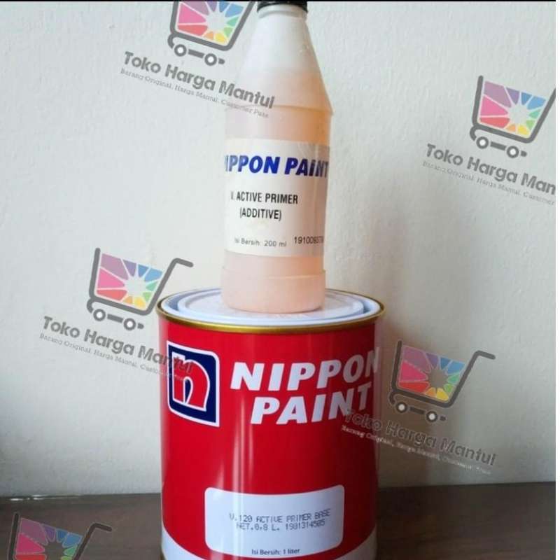 Jual Cat Nippon Vinilex 120 Active Primer 1L set / cat dasar besi galvanis di Seller Toko Harga ...
