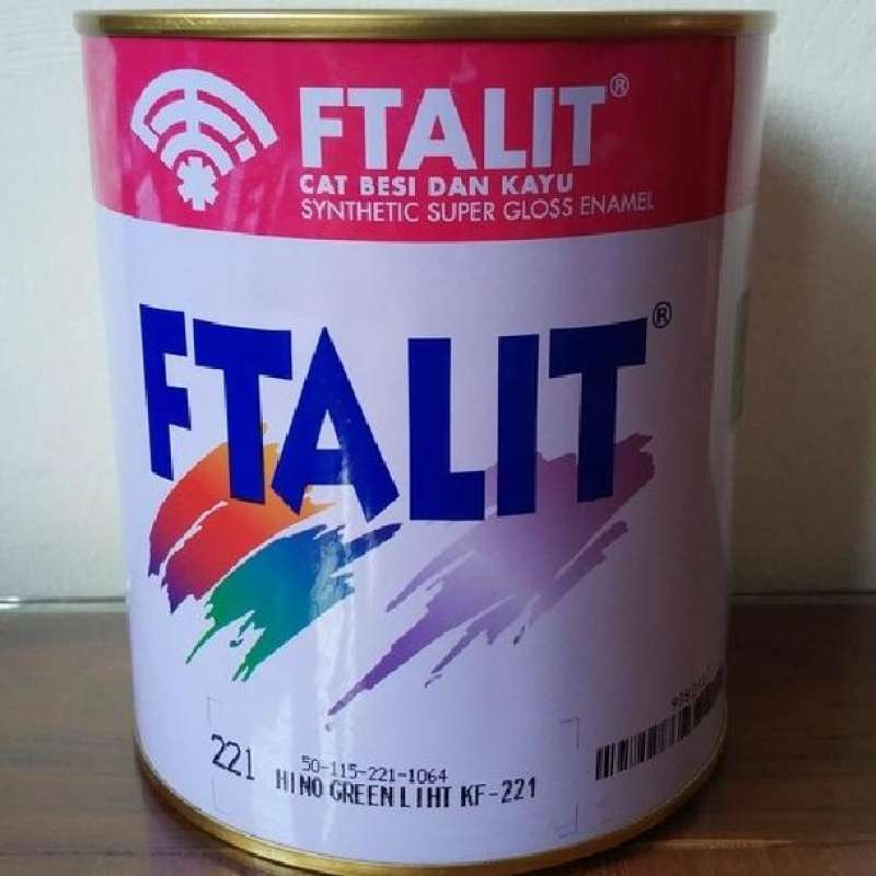 Jual Cat besi Dan kayu Ftalit 1KG hino green light (221) di Seller Toko ...