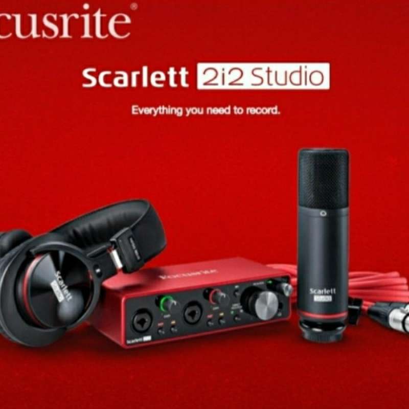 Promo Focusrite Scarlett 212 Studio Usb Audio Interface - Multicolor ...
