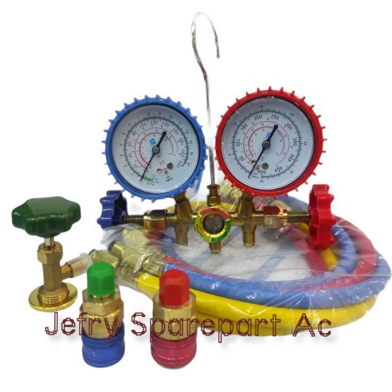Promo Paket Isi Freon Ac Mobil R134A R134 Cool Double Manifold Diskon ...