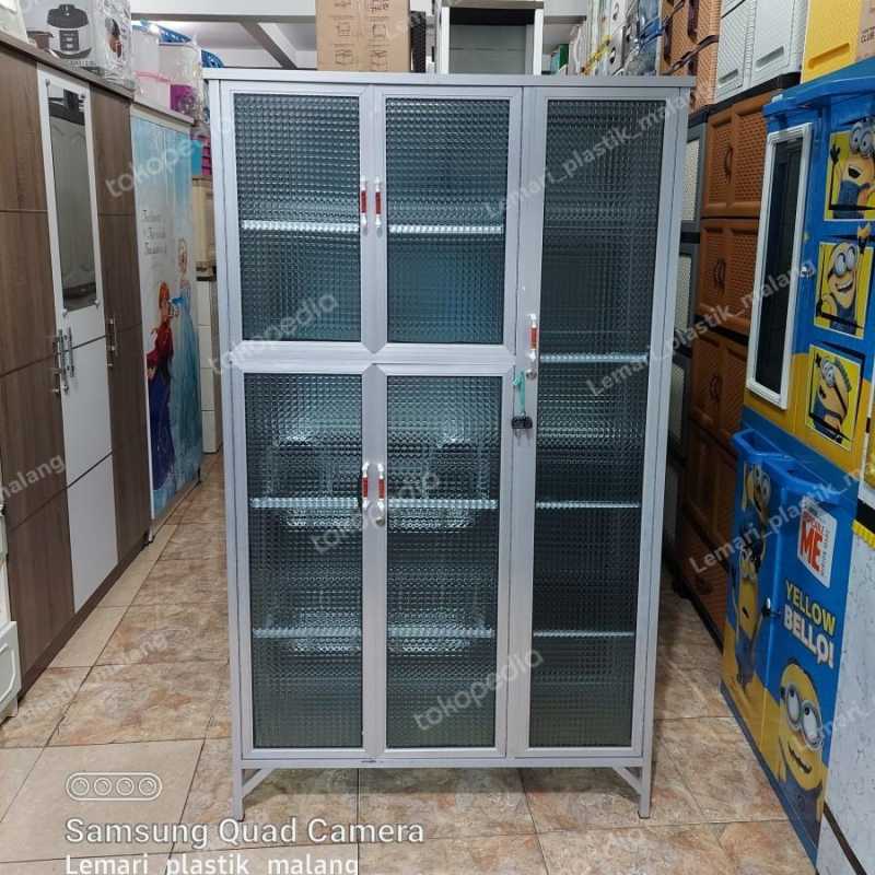 Jual lemari piring aluminium 3pintu di Seller Lemari plastik malang ...