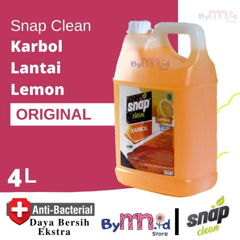 Jual Snap Clean Karbol 4l - Snap Clean Karbol Pembersih Lantai 4 L ... Jual Snap Clean Karbol 4l - Snap Clean Karbol Pembersih Lantai 4 L ...