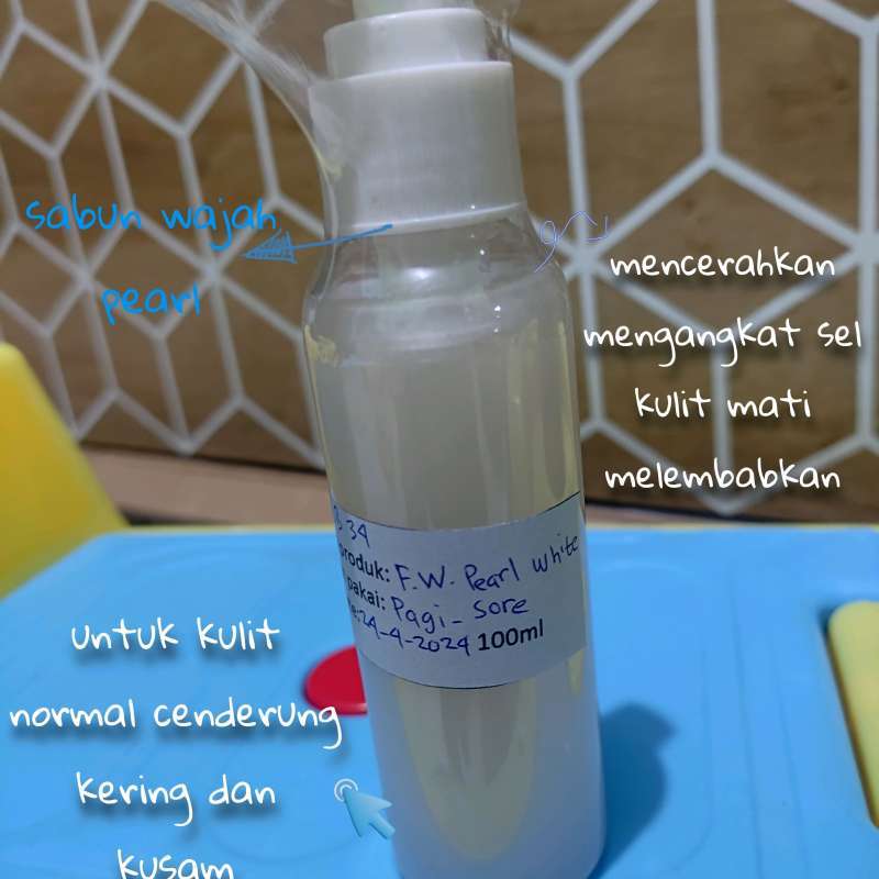 Jual sabun wajah pearls whitening di Seller skincare.farmaskin ...