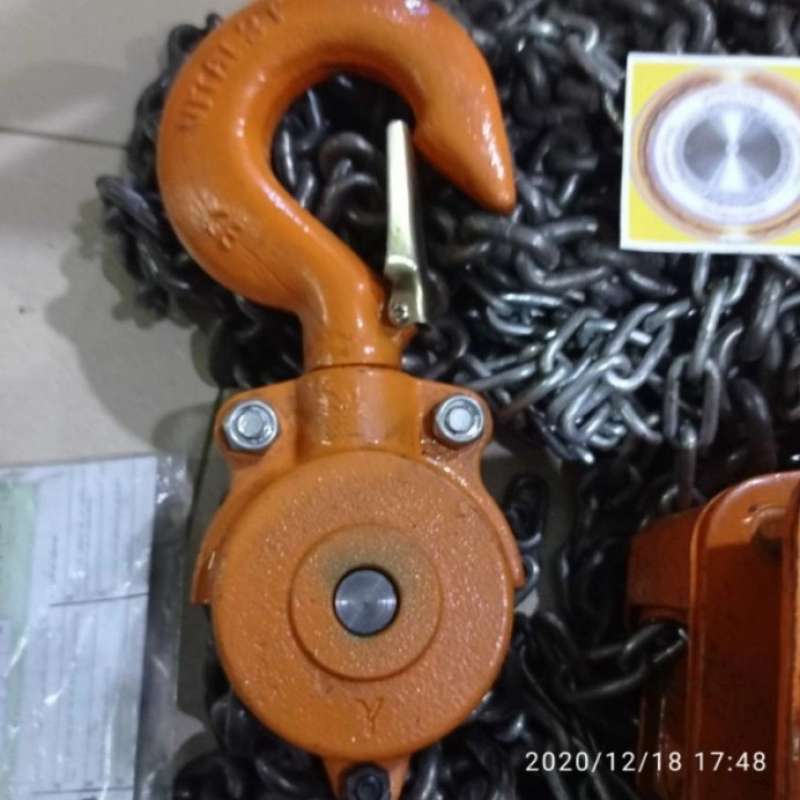 Jual Takel 3 Ton X 5 Meter Vital Chain Block/katrol Manual Original ...