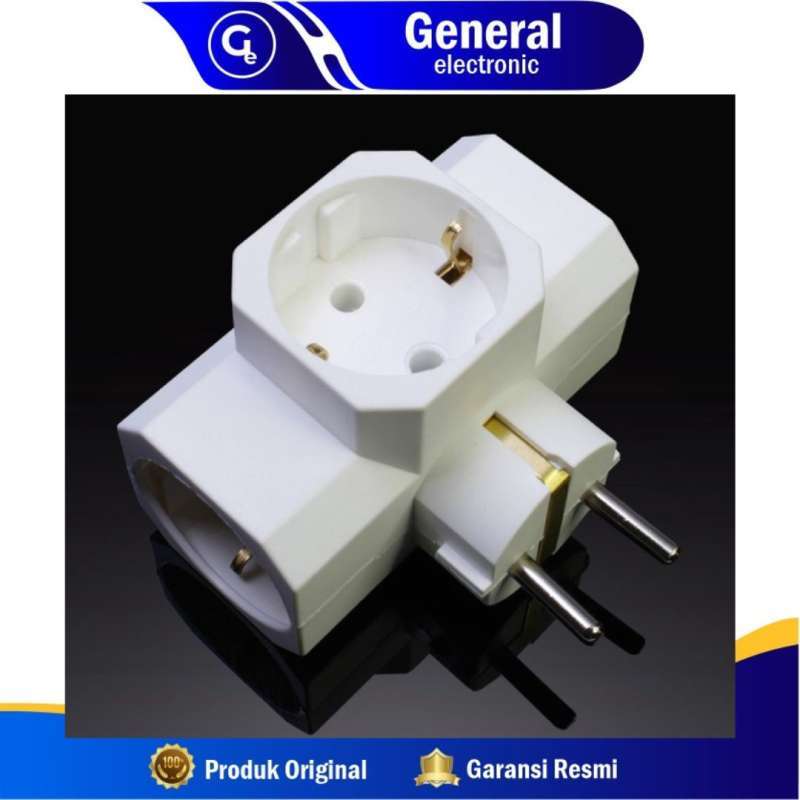 Jual T arde broco / colokan T broco / colokan cabang tiga broco di ...