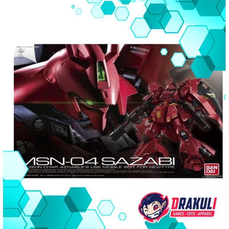 Jual BANDAI Plamo RG Gundam MSN - 04 Sazabi 29 di Seller Drakuli Games Official Store - Drakuli ...