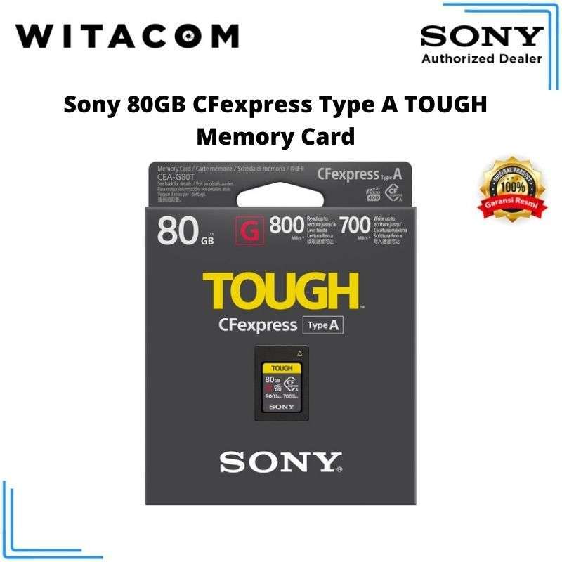 Jual SONY 80GB CFEXPRESS TYPE A TOUGH MEMORY CARD di Seller Witacom ...