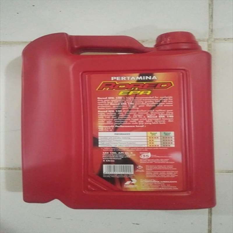 Jual Oli Gardan Pertamina Rored Epa Gl4 Sae 140 5 Liter Galon Di Seller ...