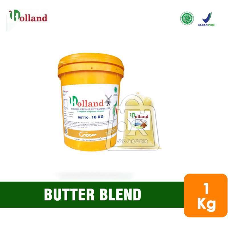 Promo De Holland White Butter Blend / Unsalted Blend Butter Margarin (1 ...