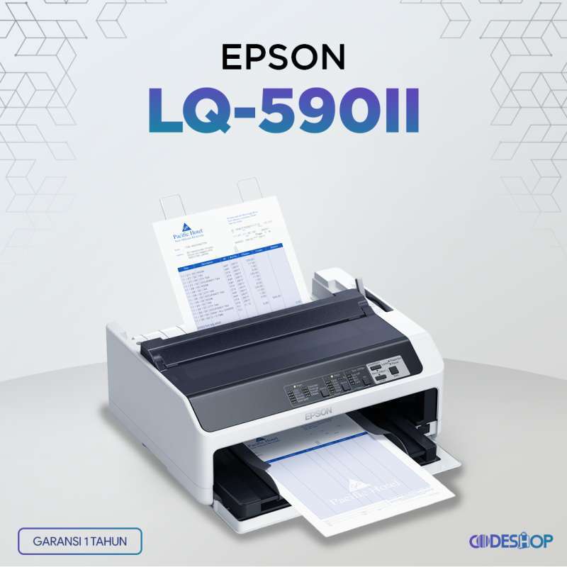 Jual Printer Dot Matrix Epson LQ-590II Cetak Kertas A4 A5 A6 di Seller ...