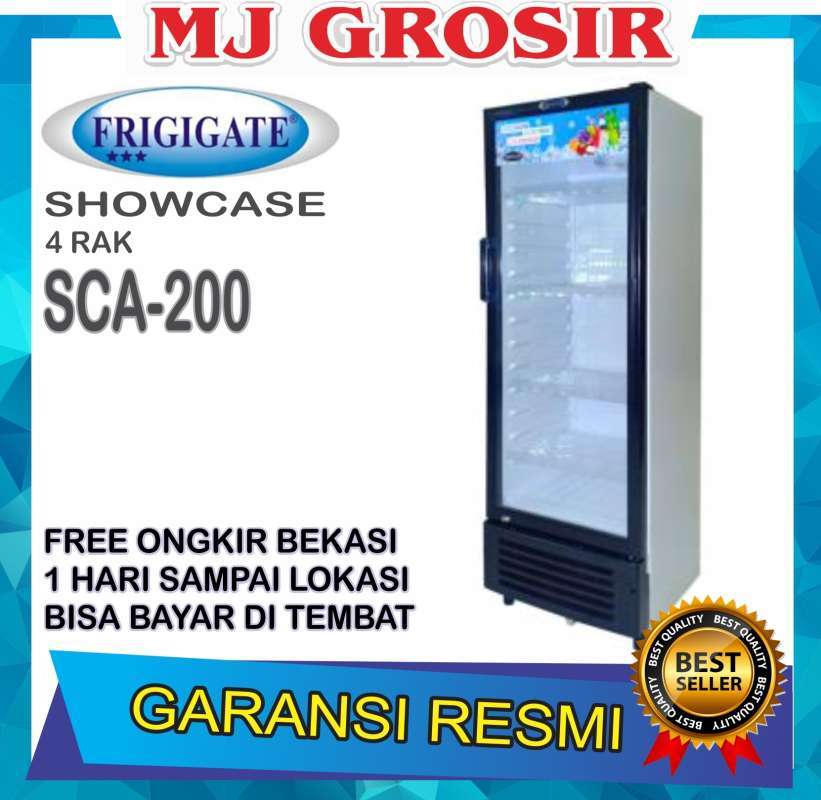 Jual Showcase Frigigate Sca 200 G 4 Rak Display Cooler Kulkas Low Watt ...