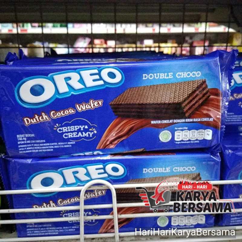 Jual Oreo Dutch Cocoa Wafer Double Choco 140.4gr Di Seller ...