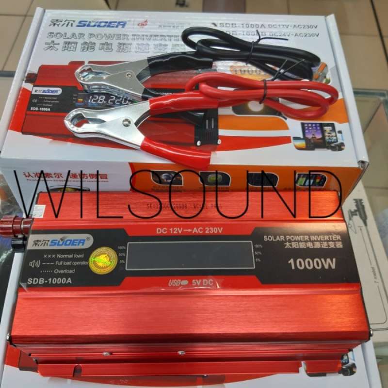 Promo SOLAR POWER INVERTER SDB 1000A 12V AC 230V Diskon 23% di Seller Alice Jaya Abadi ...