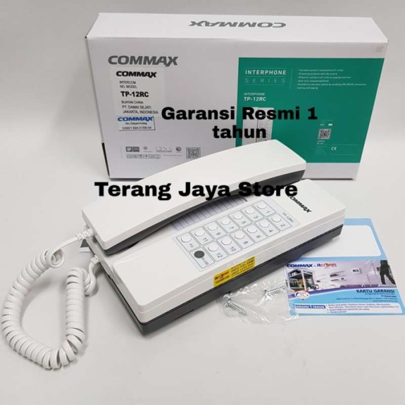 Jual Interphone Commax Tp-12rc Intercom Commax Tp12rc (12 Channel) Di ...