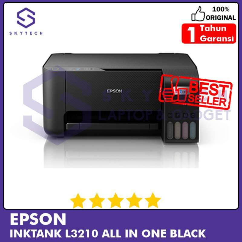 Jual EPSON ECOTANK L3210 A4 ALL-IN-ONE INK TANK PRINTER (PRINT-SCAN-COPY) di Seller Skytech.id ...
