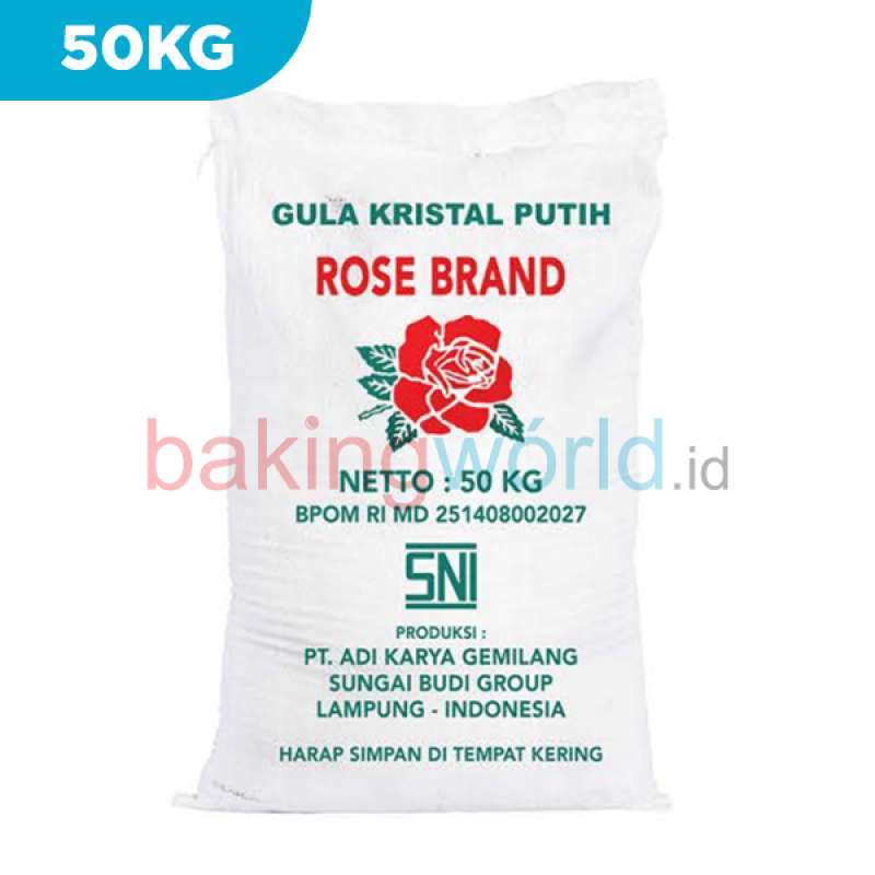 Jual Gula Pasir Rose Brand kemasan 50 Kg di Seller bakingworld ...