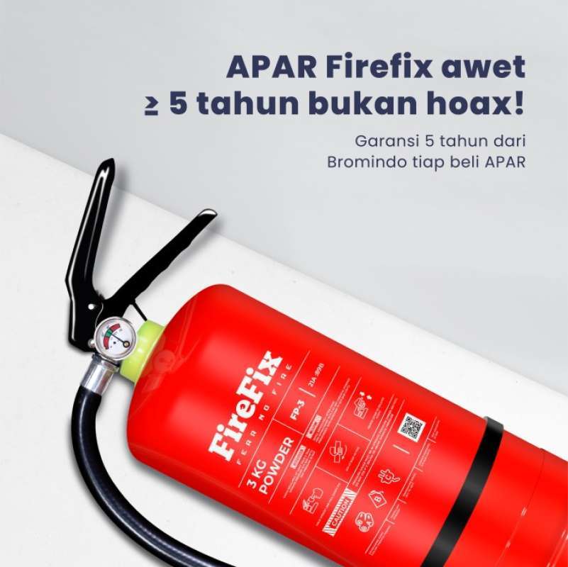 Promo Alat Pemadam Api Ringan Powder 3 KG Firefix Diskon 23% di Seller ...