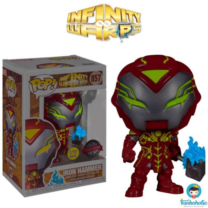 Jual Funko POP! Marvel Infinity Warps Iron Hammer w/ Mjolnir Glow ...