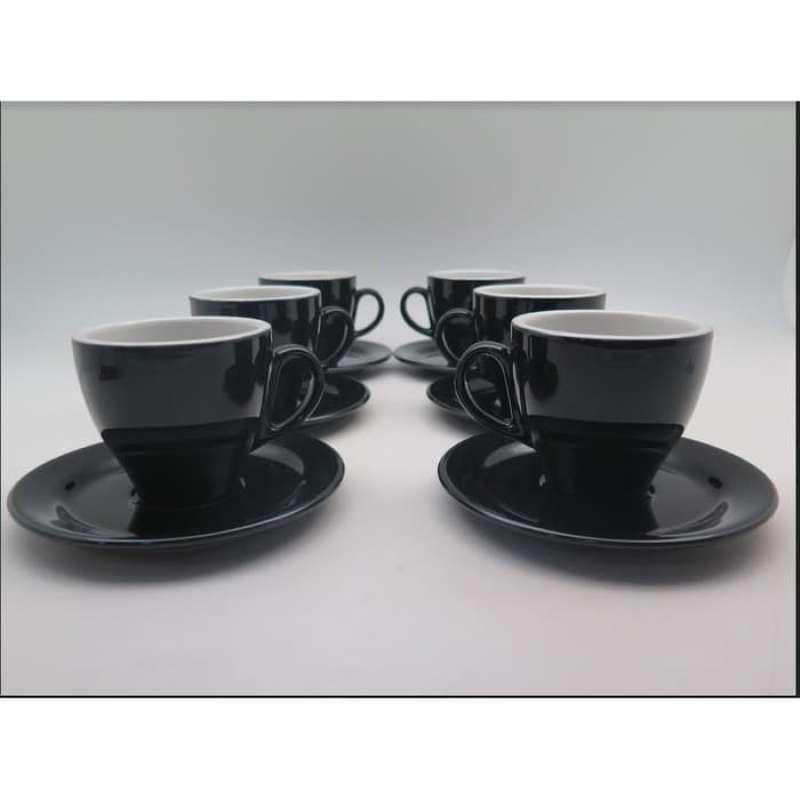Promo Cangkir Set/Cangkir Kopi/Cangkir Teh Hitam/Black Diskon 38% di ...