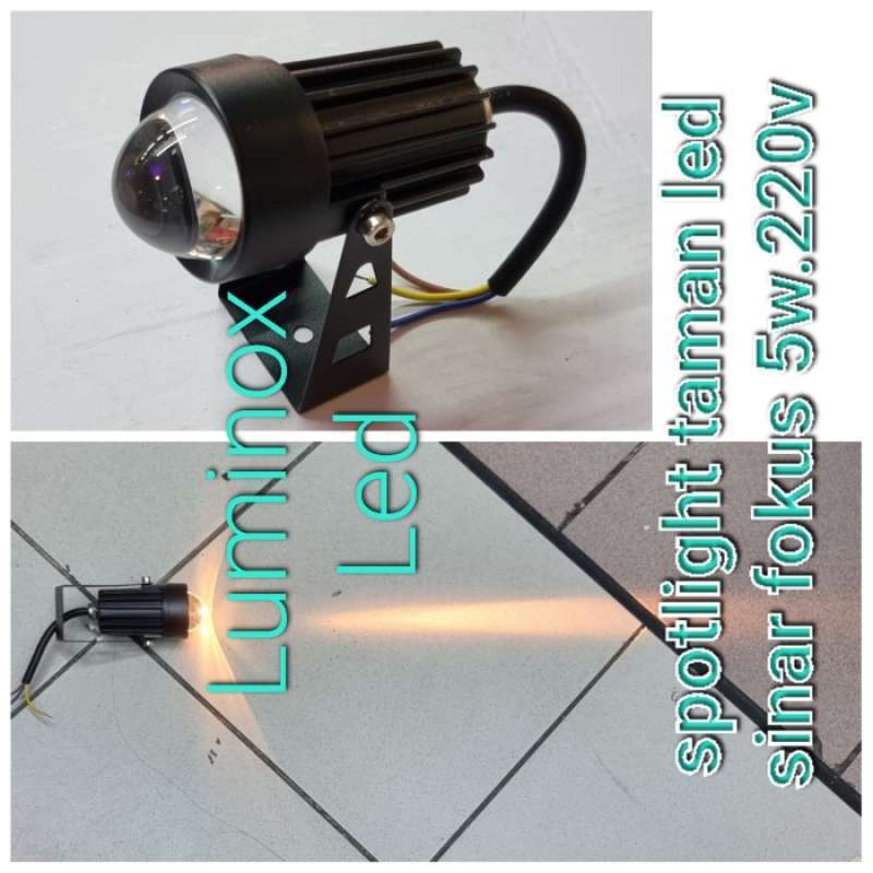 Promo LAMPU SOROT MINI TUGU LED 5W 5WATT SPOTLIGHT TAMAN 5 WATT FOKUS ...