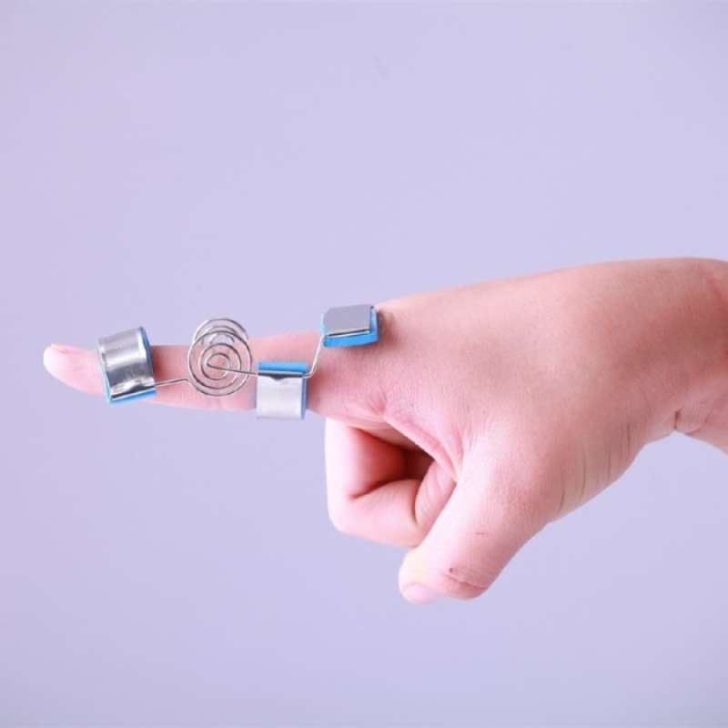 Promo FINGER SPLINT FRACTURE SUPPORT TRAINER ORTHOSIS PELURUS JARI ...