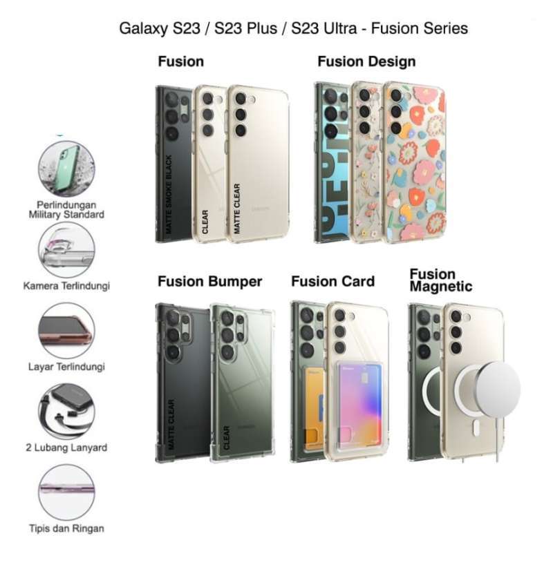 Promo Ringke Galaxy S23 Plus S23 Ultra Fusion Casing Tipis Tahan ...