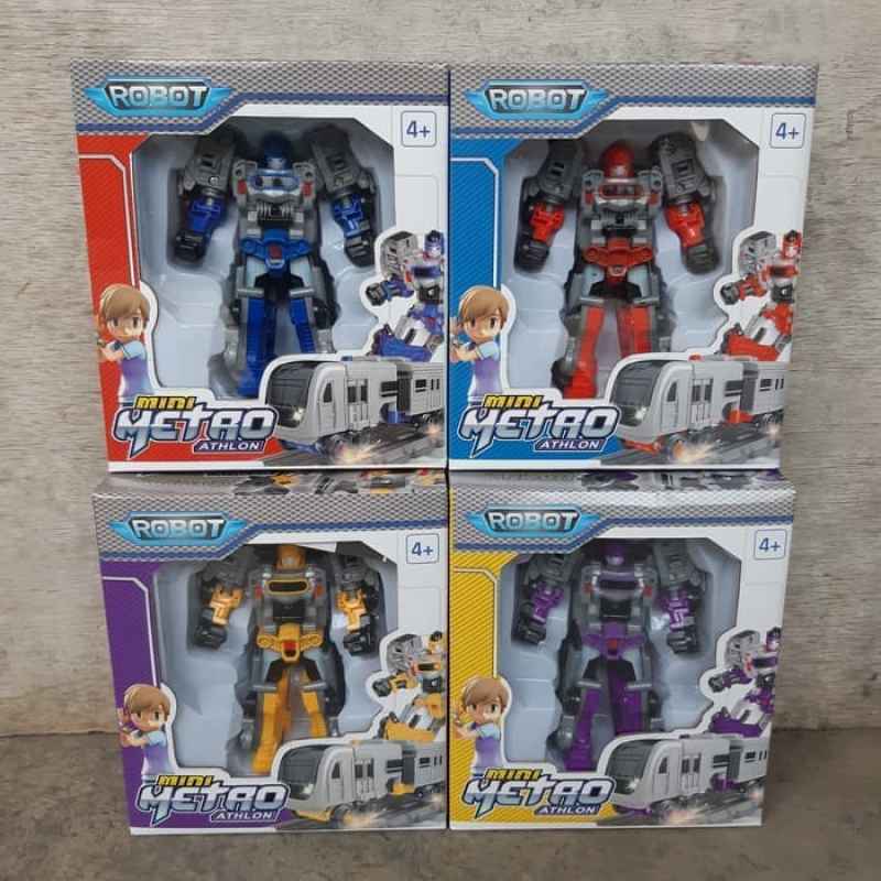 Jual Mainan Tobot Mini Athlon - Robot Robotan Transformers Kereta Anak ...