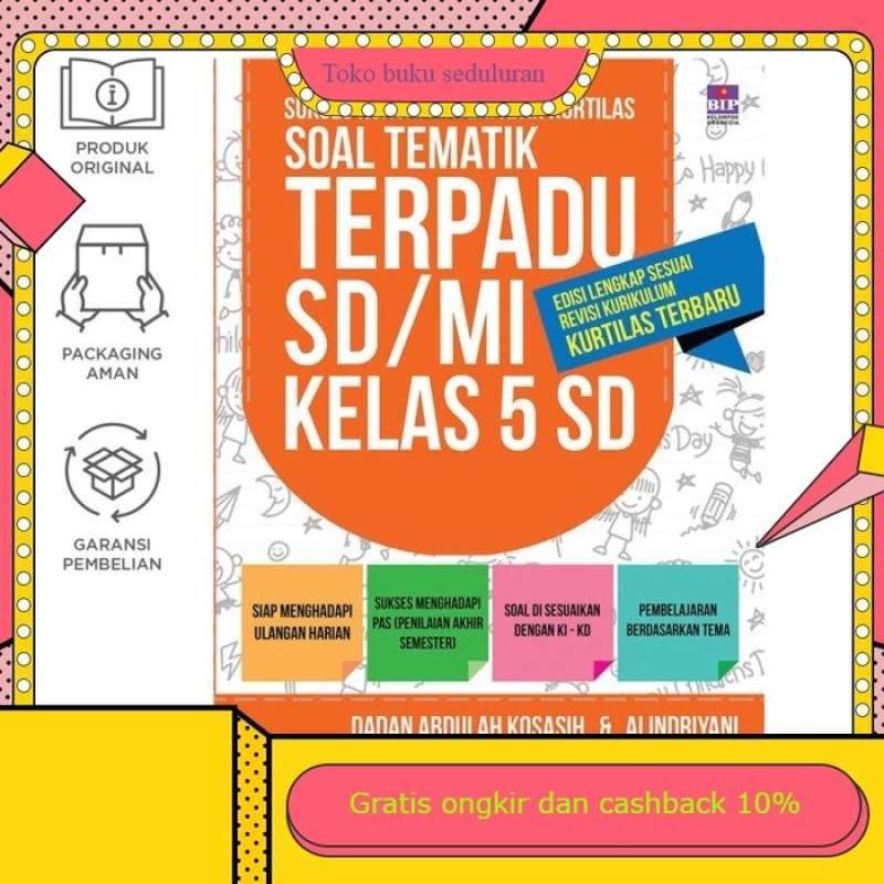 Promo Soal Tematik Terpadu SD/MI Kelas 5 Diskon 23% di Seller Bane ... Promo Soal Tematik Terpadu SD/MI Kelas 5 Diskon 23% di Seller Bane ...
