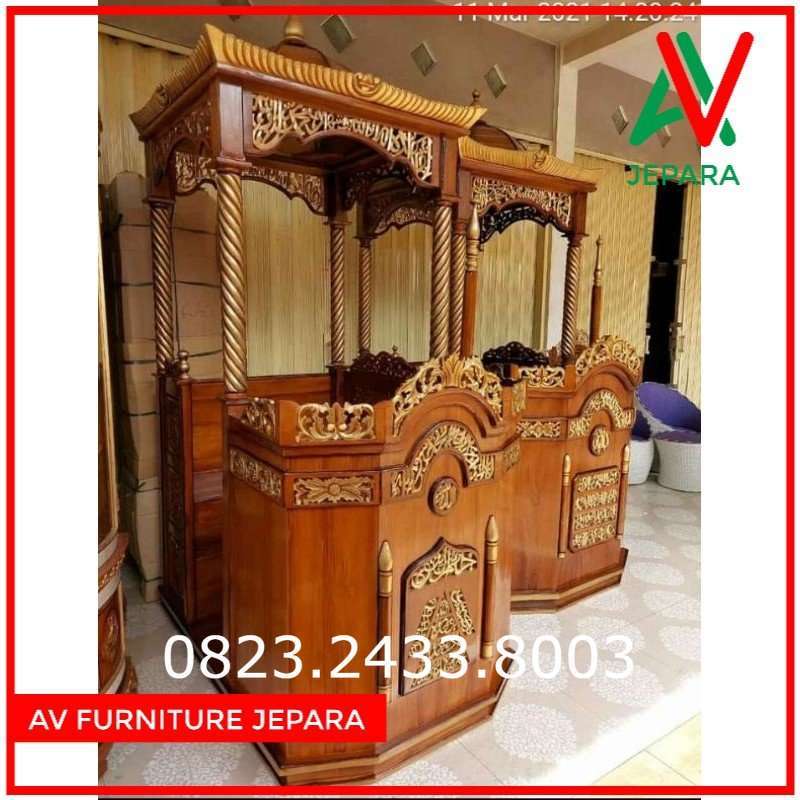 Promo mimbar masjid jati mimbar masjid agung kayu jati finishing Diskon ... Promo mimbar masjid jati mimbar masjid agung kayu jati finishing Diskon ...