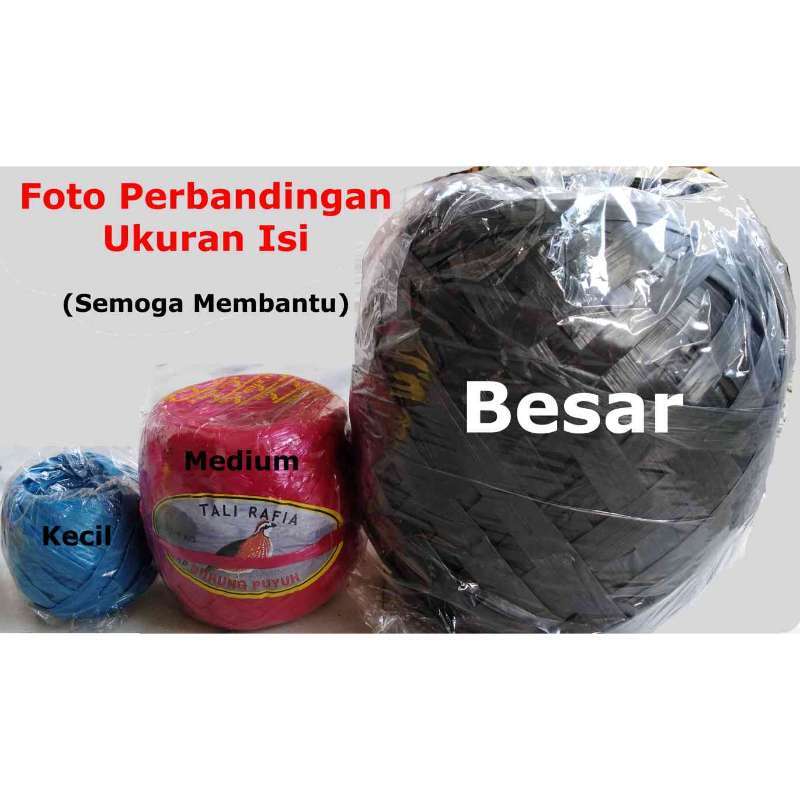 Jual Tali Plastik Rafia / Tali Rumput Jepang Kecil Di Seller Toko Ampm ...