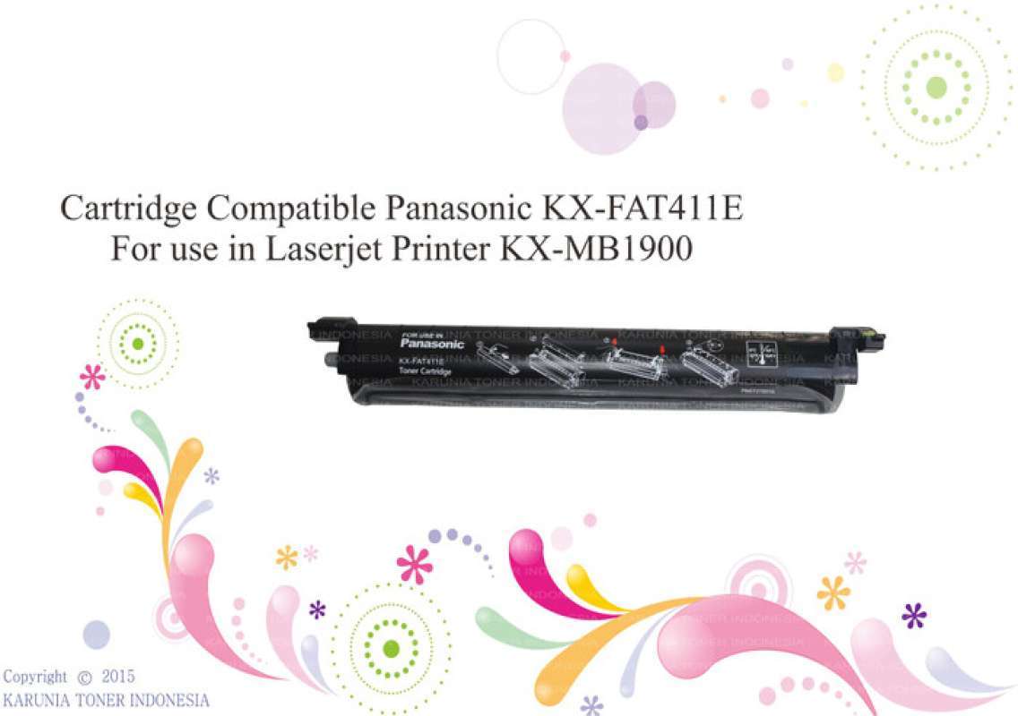Jual Cartridge Compatible Panasonic KX-FAT411E For use in KX-MB ...