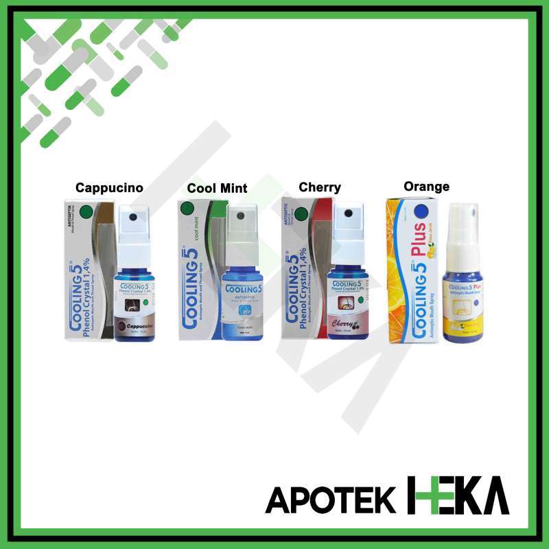 Jual Cooling 5 Spray - Obat Sariawan Dan Sakit Gigi - Coolmint Di ...