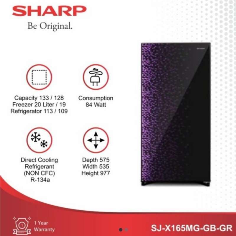 Jual Kulkas Sharp 1 Pintu Sj-x165mg - Khusus Binjai Di Seller Asia Queen Elektronik Official ...