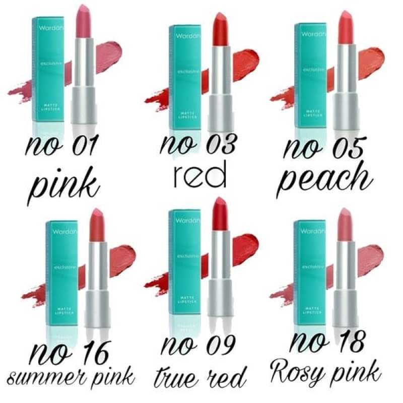 Jual Wardah Exclusive Matte Lipstick - Warna Intense dalam Sekali Oles ...