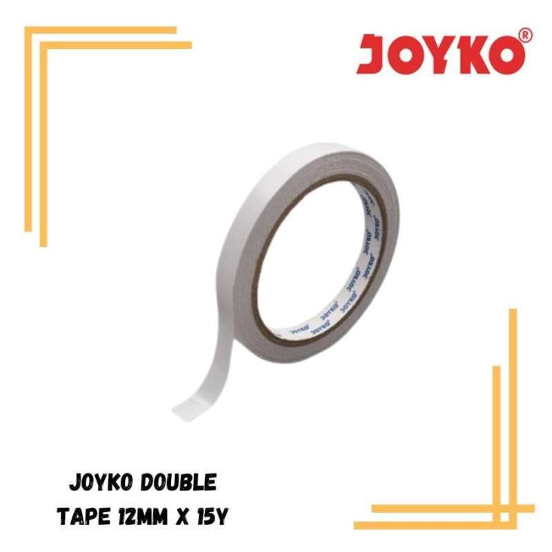 Jual JOYKO DOUBLE TAPE 12MM X 15Y [ ROLL ] di Seller Sarana alat tulis ...