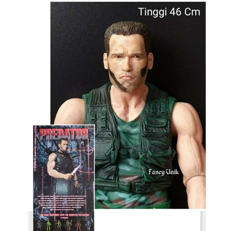 Promo Action Figure Arnold Schwarzenegger The Predator Diskon 23% di ...