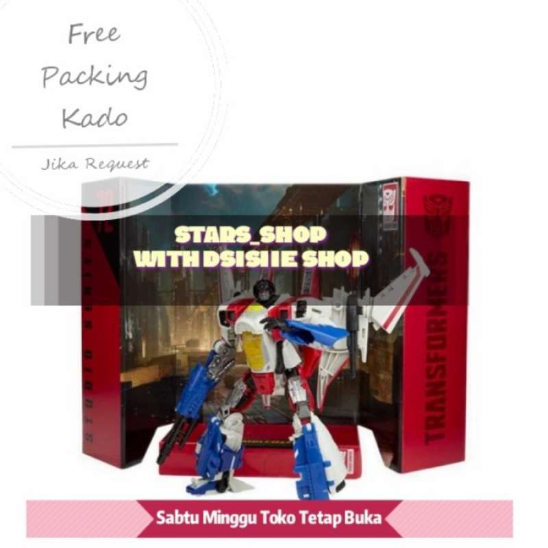 Promo Transformers Studio Series Voyager Starscream Original / Robot ...