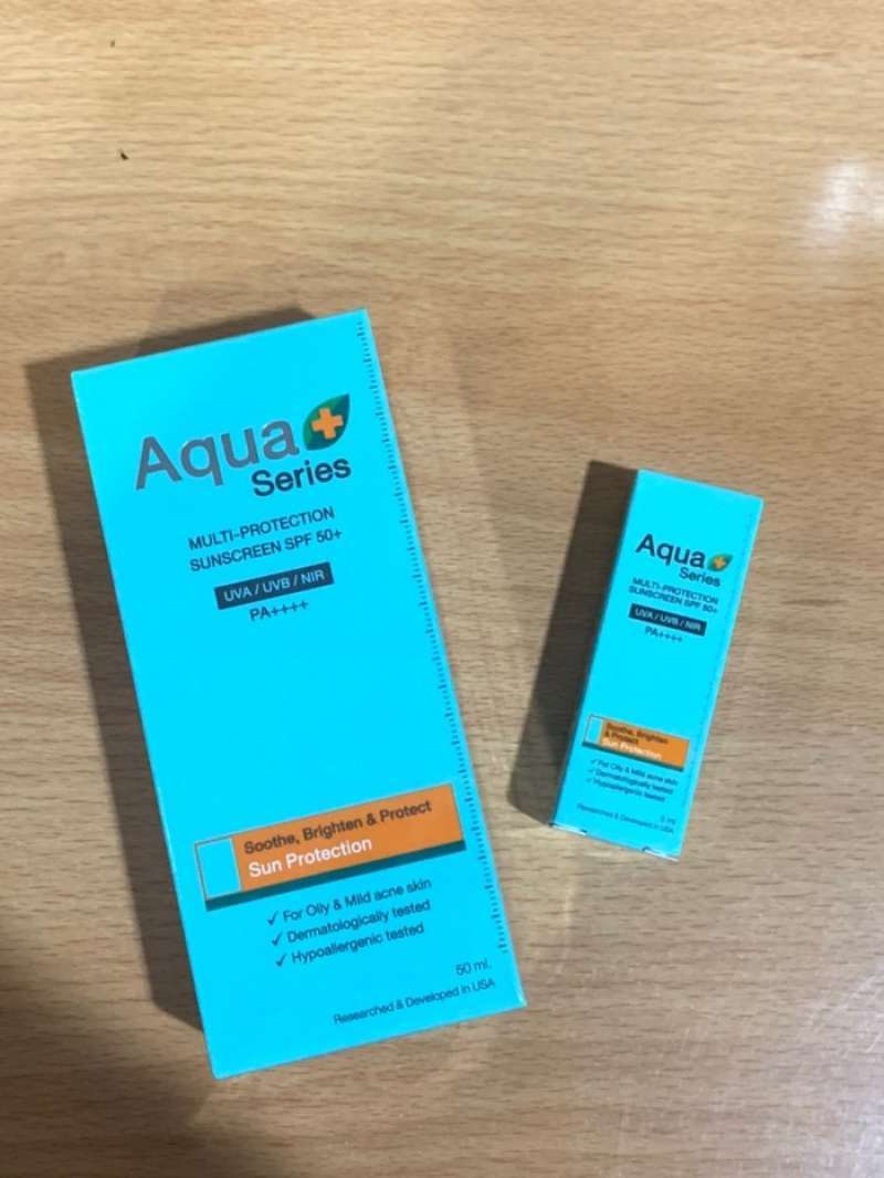 Jual (must Try!) Aqua+ Series Multi-protection Sunscreen Spf 50+ Di ...
