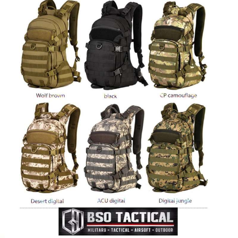 Promo Tas Tactical Molle Outdoor Backpack Hiking Airsoft Military Bag ...