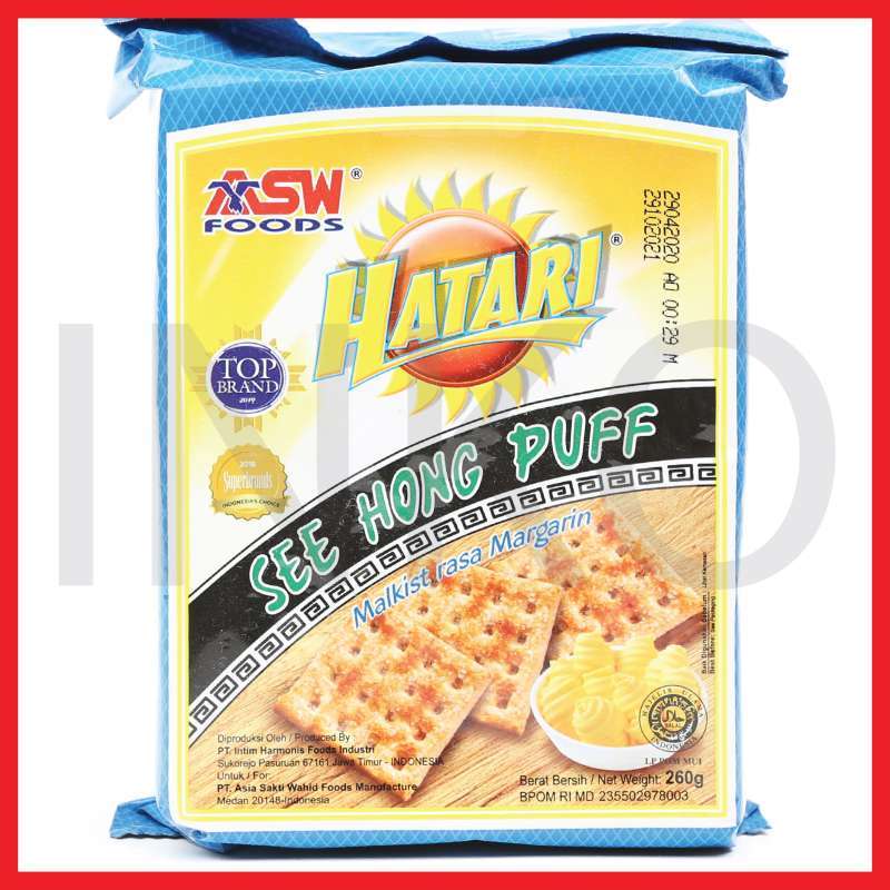 Jual HATARI SEE HONG PUFF MALKIST RASA MARGARIN 260GR di Seller inko ...