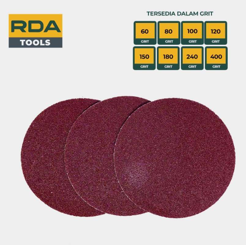 Jual Amplas Bulat Velcro 4 Grit 150 - Merah di Seller marsiaulia ...