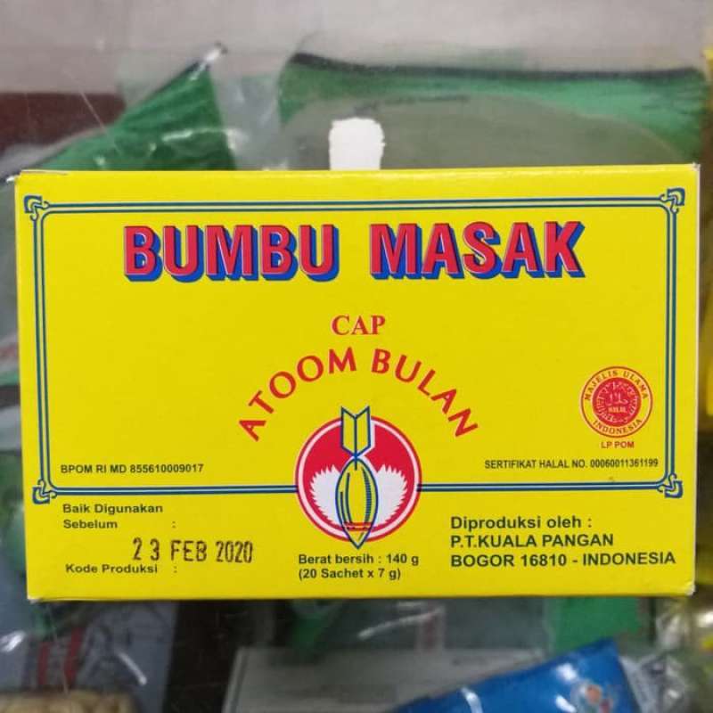 Jual bumbu masak cap atoom 140gr bulan atom basreng bakso goreng di ...