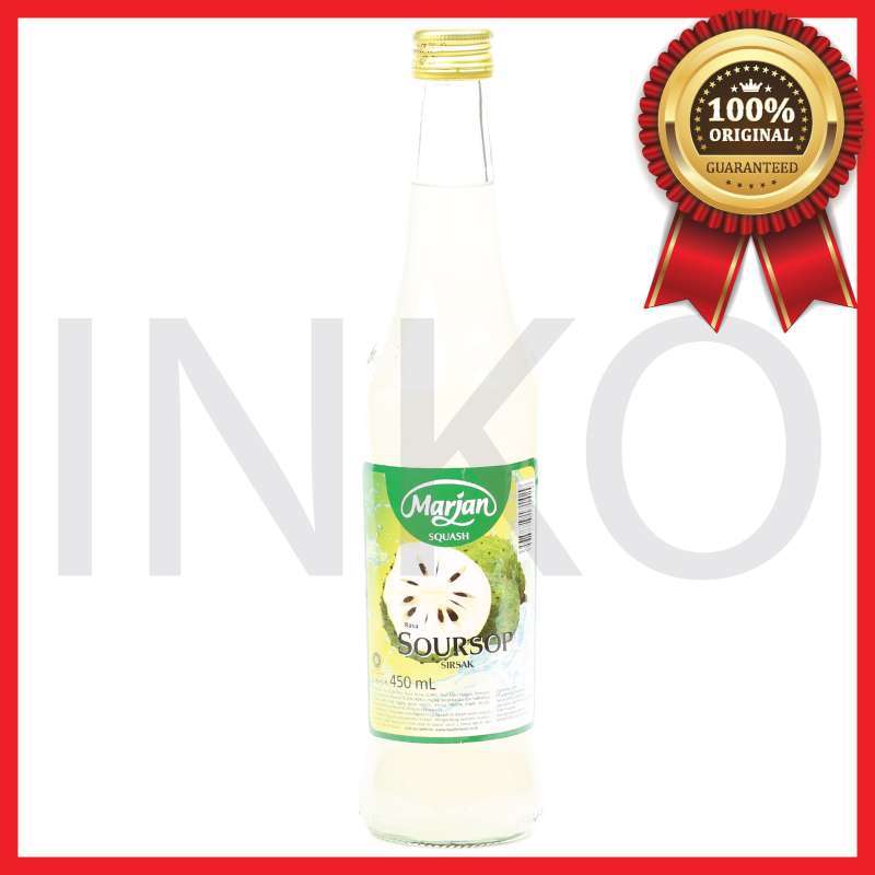 Jual Marjan Squash Rasa Soursop Sirsak Botol 450ml Di Seller Inko ...