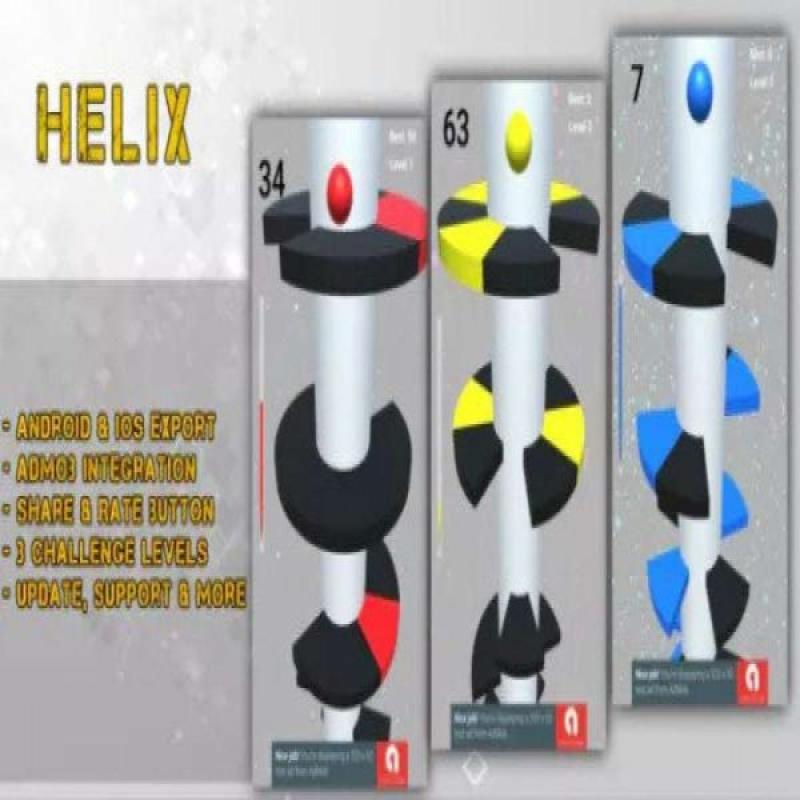 Jual Application Helix Jump Style Complete Unity 3D Game Project For Andr di Seller Bukuoriginal ...