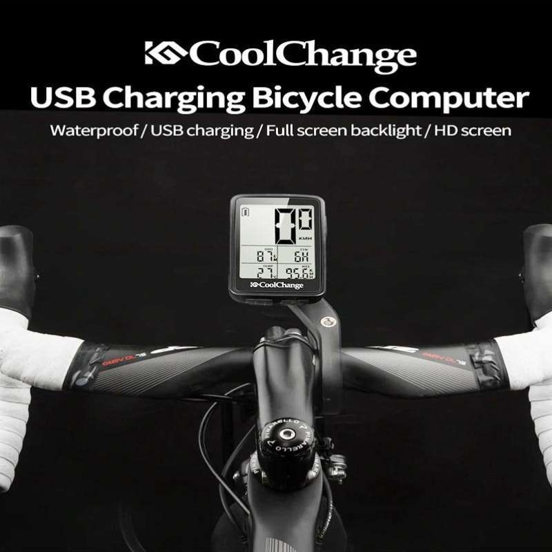 Promo CoolChange Computer Speedometer Sepeda Wireless Odometer LED ...