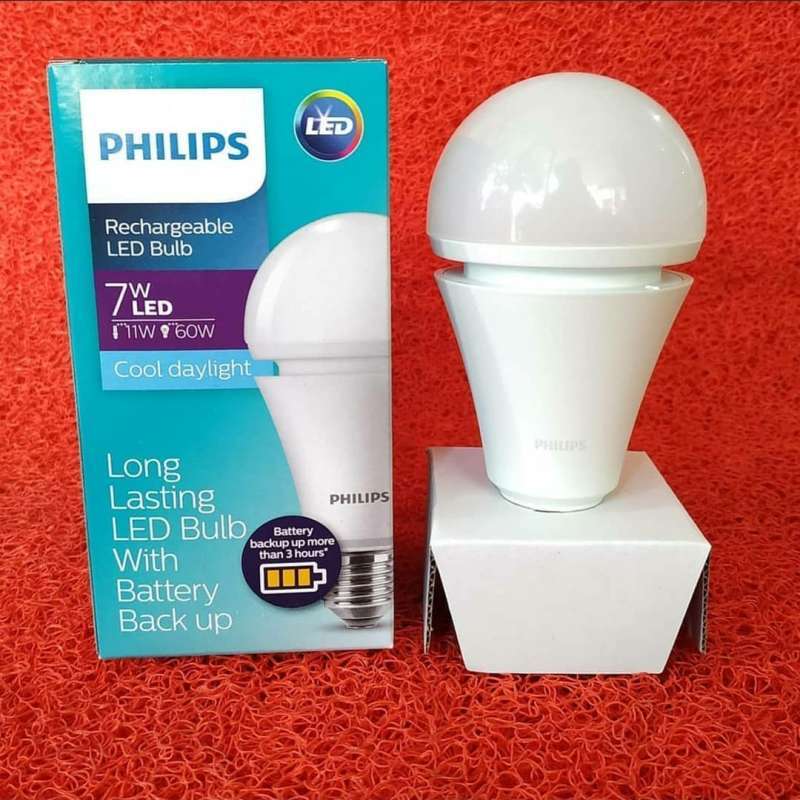 Promo Philips Lampu LED Emergency Rechargeable 7W 6500K Putih Diskon 13% di Seller Zala Malika ...