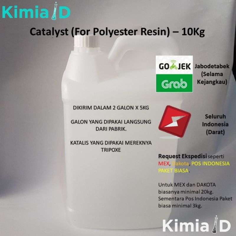 Jual KIMIA.ID Catalyst - 10 Kg - Catalyst For Polyester Resin - Katalis ...